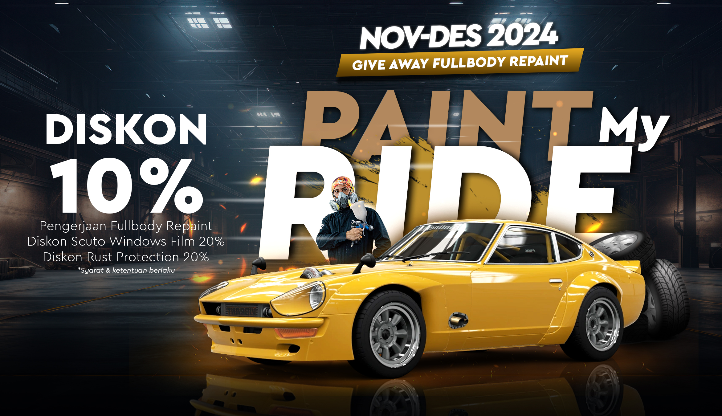 Promo Diskon Fullbody Repaint dan Perawatan Mobil di Scuto Paint ...