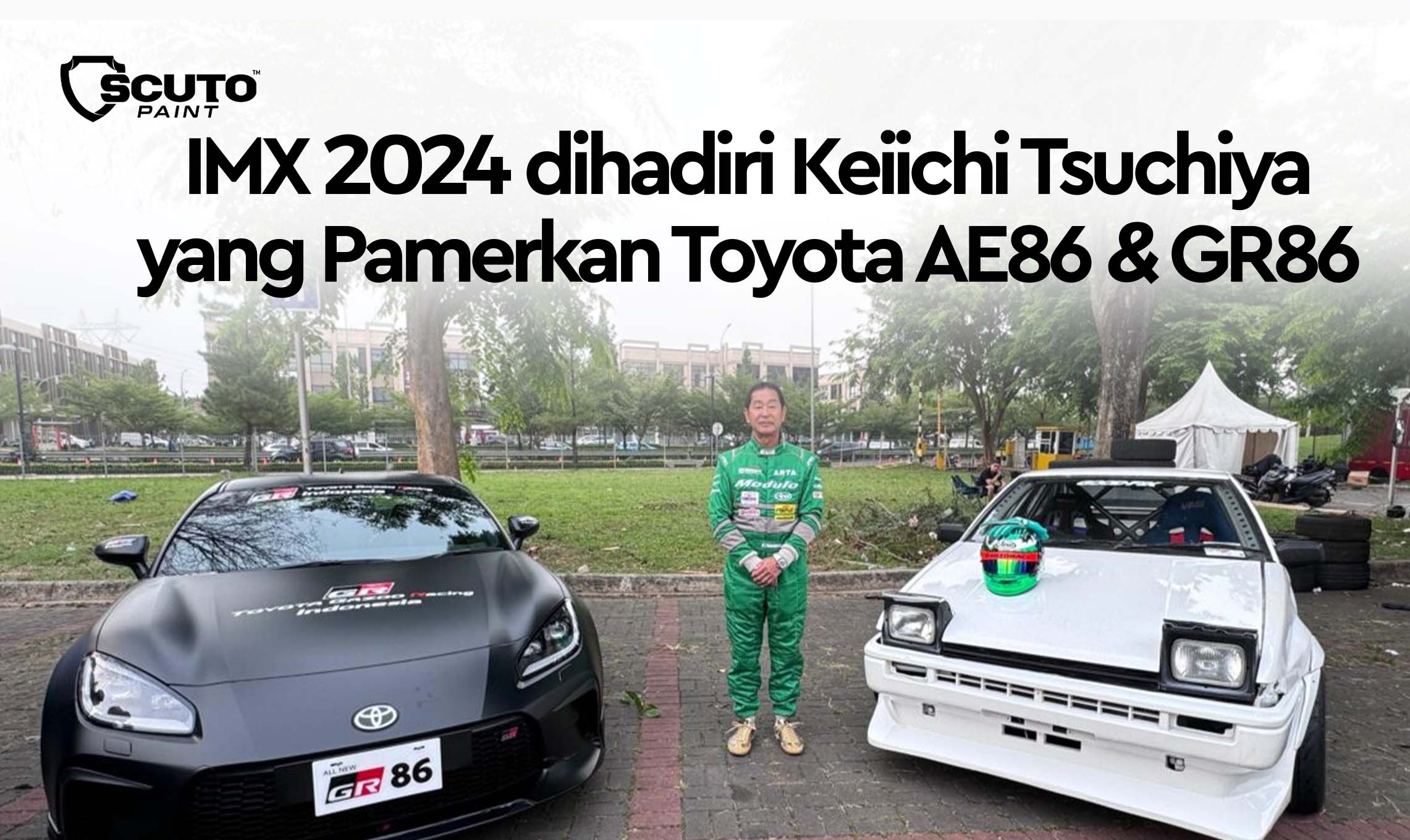 IMX 2024 dihadiri Keiichi Tsuchiya yang Pamerkan Toyota AE86 & GR86 ...